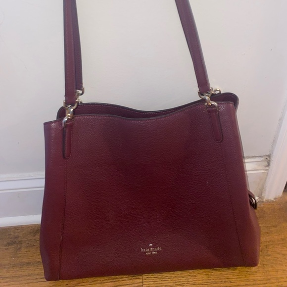 kate spade | Bags | Rare Kate Spade Maroon Purse | Poshmark